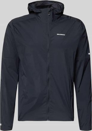 Salomon Windbreaker mit Kapuze und Logo