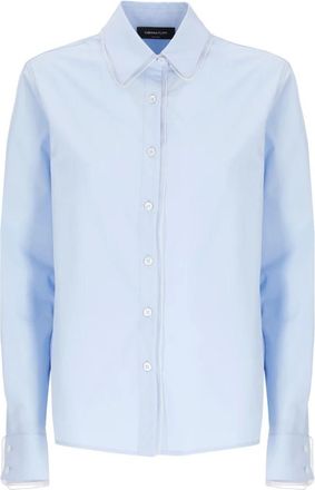 Fabiana Filippi Femme, Blouses et Chemises, Bleu, Taille: 36 FR Fabiana Filippi Chemises