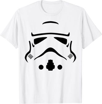 Star Wars Storm Trooper Helmet Stencil Art T-Shirt