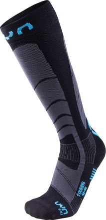 UYN Herren Ski Touring Herren Socke, Black/Azure, 39-41 EU