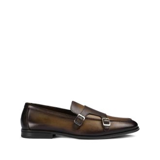Doucal's Homme, Chaussures, Brun, Taille: 42 EU Mocassins &agrave; double boucle