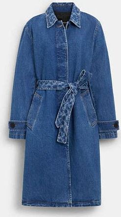 Coach Trenchcoat Aus Denim