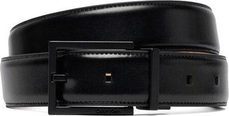 Calvin Klein Herrengürtel Square Buckle Smooth 32Mm Adj LV04D7026G Schwarz