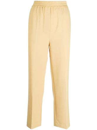 Erika Cavallini Semi Couture pantalon Rebecca à coupe ample - Jaune