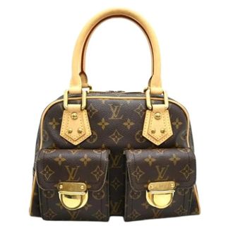 Louis Vuitton Sac &agrave; main Manhattan PM doccasion - Femme - Pre-owned - Brun - Taille: ONE Size