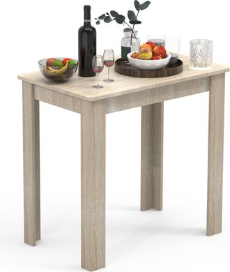 VCM Holz Esstisch | H. 76 x B. 80 x T. 50 cm | Küchentisch Speisetisch Tisch Esal