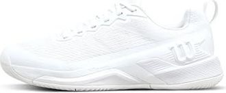 Wilson Wilson Baskets Rush Pro 4.5 pour Homme, Blanc/Noir, 44 EU