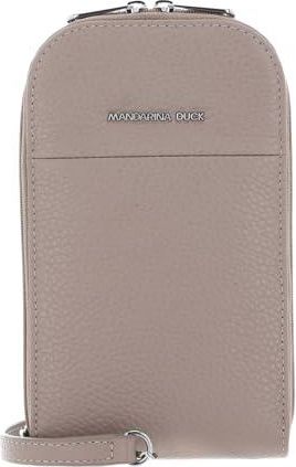 Mandarina Duck Mellow Leather, Vertical Holder Femme, Warm Taupe, Taille Unique