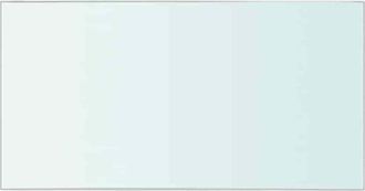 tidyard Regalboden Glas Transparent 30x15 cm, Sicherheitsglas Regal Glasregal Badablage f&uuml;r Kosmetik Handt&uuml;cher Duschgel243808