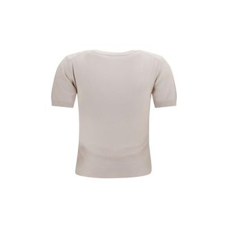Vivienne Westwood Embroidered Orb T-Shirt - Beige