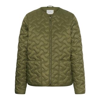 Kaffe Leichte Jacke - - Jackets - Damen - Gr&uuml;n - 2XL