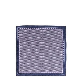 Eton Pochette de costume &agrave; motif en soie