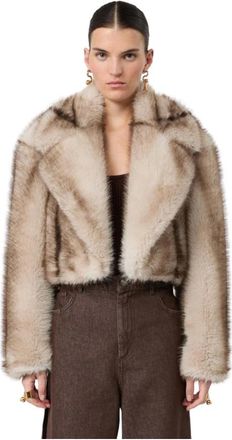 Sportmax Femme, Vestes, Beige, Taille: 38 FR Light Vestes