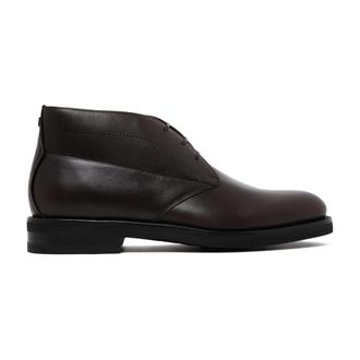 Ferragamo Leder-Stiefeletten - - Shoes - Herren - Braun - 41 EU