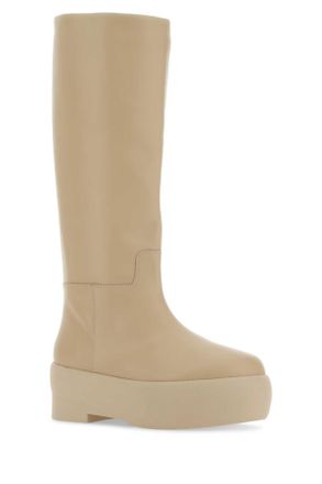 Gia Borghini Womens Sand Leather Gia 16 Boots 4300 Stivali