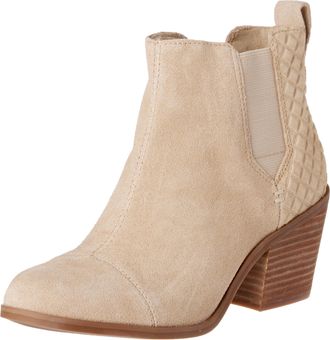 Toms Damen Everly Stiefel, Oatmeal Suede, 42 EU