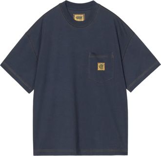 Carhartt Work in Progress x Nicholas Daley T-Shirt mit Taschendetail - Blau