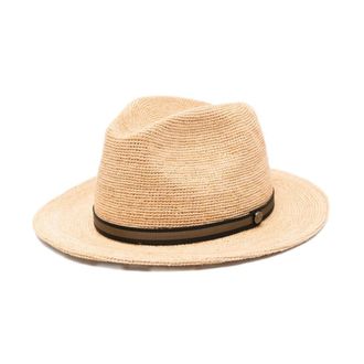 Borsalino Homme, Accessoires, Beige, Taille: 55 CM Hats