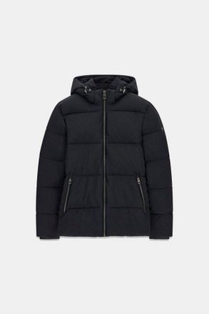 Guess Steppjacke verstellbare Kapuze, Regular Fit, Rei&szlig;verschlusstaschen