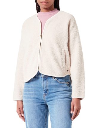 Garcia Garcia Damen Colbert + Gilet Strickjacke, Ecru, L