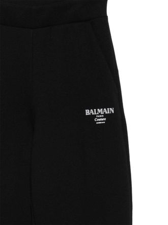Balmain Cotton Jersey Joggers - Black