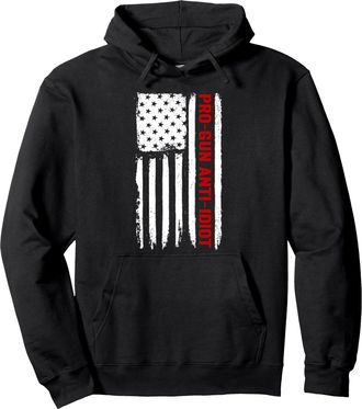 The Salty Veteran Pro-Gun Anti-Idiot Pullover Hoodie