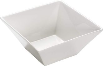 Maxwell & Williams AA1524 Schale Trapez eckig - 23 cm 2250 ml - Porzellan Weiß glatt - Serie Square - in Geschenkbox