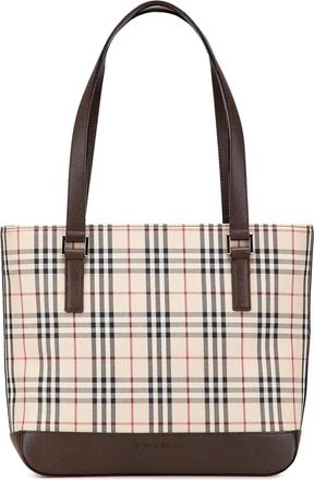 Burberry Shopper - House Check Canvas Tote - Gr. unisize - in Braun - für Damen
