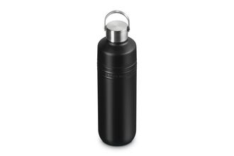 LE CREUSET Le Creuset Flasche Wasserflasche Gro&szlig;e Kapazit&auml;t 1000ml (1000ml) Mattschwarz Edelstahl vakuumisoliert, Hei&szlig;- und K&auml;lteisoliert, Weithals, leicht zu re