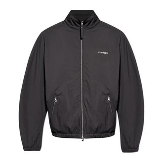 Courr&egrave;ges Jacke mit Logo - - Jackets - Herren - Schwarzk - L