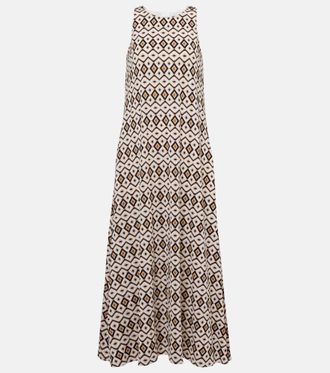 Max Mara Bedrucktes Maxikleid Miki