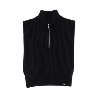 Maison Margiela &Eacute;charpe c&ocirc;tel&eacute;e &agrave; col zipp&eacute; - Homme - Accessoires - Bleu - Taille: M