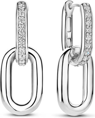 Ti Sento Ohrringe - 925er Sterlingsilber Ohrringe - Gr. unisize - in Silber - f&uuml;r Damen