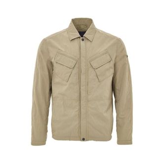 Paul & Shark Homme, Vestes, Beige, Taille: M Manteau en polyester avec coupe ajust&eacute;e