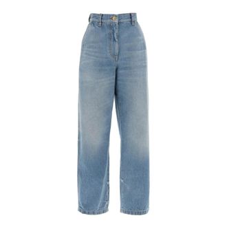 Palm Angels Damen, Jeans, Blau, W26Gr&ouml;&szlig;e