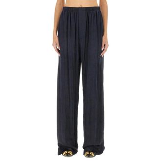 Balenciaga Wide Hosen - - Trousers - Damen - Blau - XS