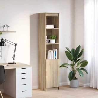 vidaXL Buffet haut ch&ecirc;ne sonoma 37,5x35x180 cm bois ding&eacute;nierie Vidaxl