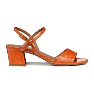 Geox Sandales à talons D New Eraklia 50 pour femme, Orange, 37 EU