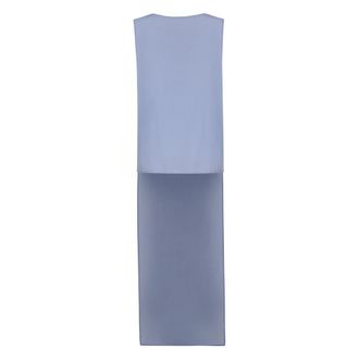 P.A.R.O.S.H. Bow Collar Blouse - - Blouses & Shirts - Damen - Blau - M