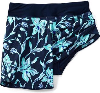 Lands End Badeshorts, Damen, Gr&ouml;&szlig;e:34 regular, Blau, Nylon-Mischung, by Lands End