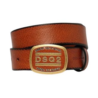 Dsquared2 unisex, Accessoires, Brun, Taille: ONE Size Ceinture Réglable avec Boucle Accessoire