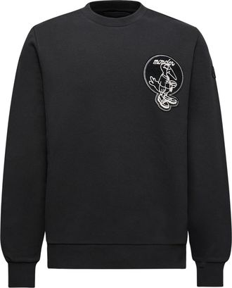 Moncler Mascot Patch Cotton Sweatshirt