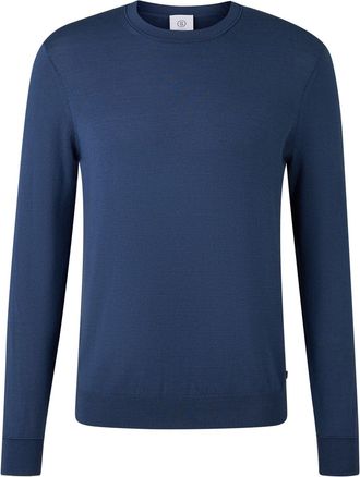 Bogner Feinstrick-Pullover Ole f&uuml;r Herren - Blau - S
