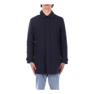 Woolrich Homme, Vestes, Bleu, Taille: L Logo Back Jacket