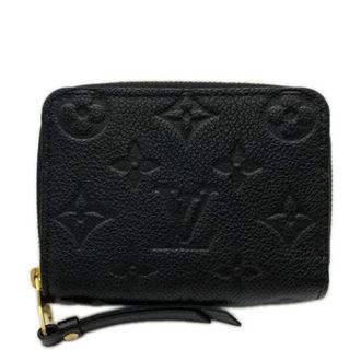 Louis Vuitton Porte-monnaie Monogram Empreinte Pre-owned - Femme - Pre-owned - Noir - Taille: ONE Size