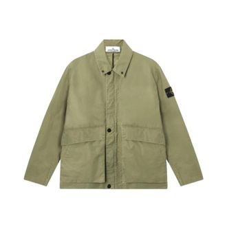 Stone Island Light Jackets - - Jackets - Herren - Gr&uuml;n - S