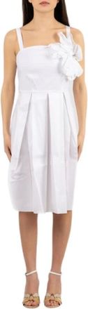 LuckyLu Femme, Robes, Blanc, Taille: 46 FR Ab28Pf