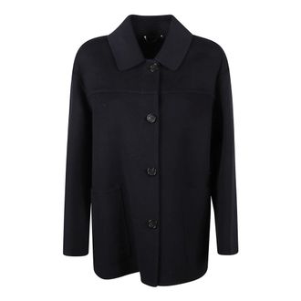 Max Mara Manteau Giugno - Femme - Manteaux - Bleu - Taille: 36 FR