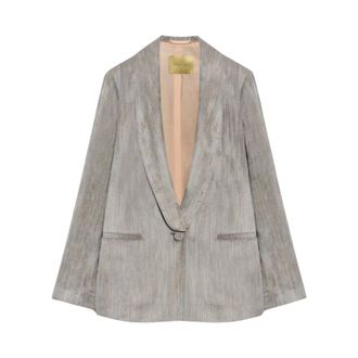 Momoni Pembroke Blazer - Femme - Vestes - Gris - Taille: 40 FR