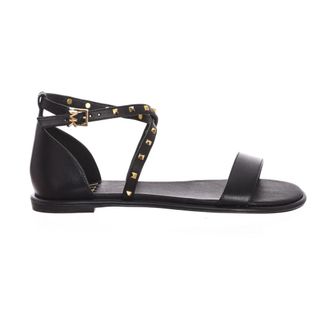 Michael Kors Astrid Sandale mit Nieten aus Leder - - Shoes - Damen - Schwarzk - 38 1/2 EU